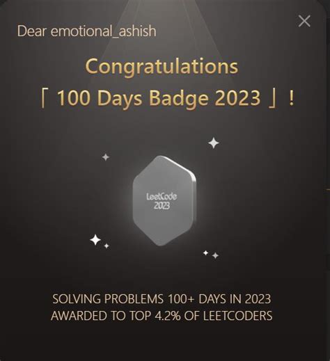 Ashish Ranjan On Linkedin Leetcode2023 Consistent