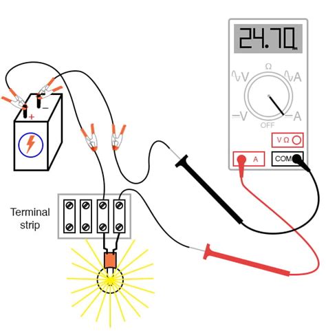 Intro Lab How To Use An Ammeter To Measure Current Basic Projects