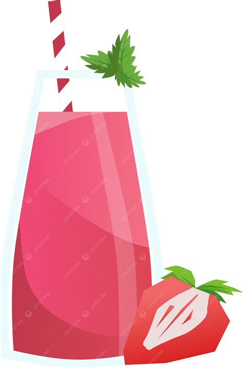 딸기 쥬스 과일 주스 샤오 슈 하지 점 Png 일러스트 및 벡터 에 대한 무료 다운로드 Pngtree