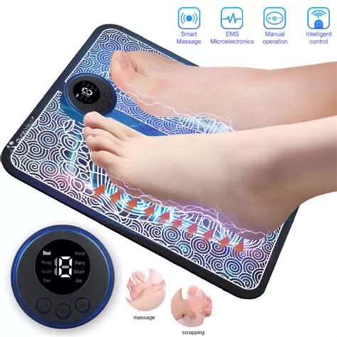 Electric Ems Foot Massager Leg Reshaping Pad Feet Muscle Stimulator Mat £699 Picclick Uk