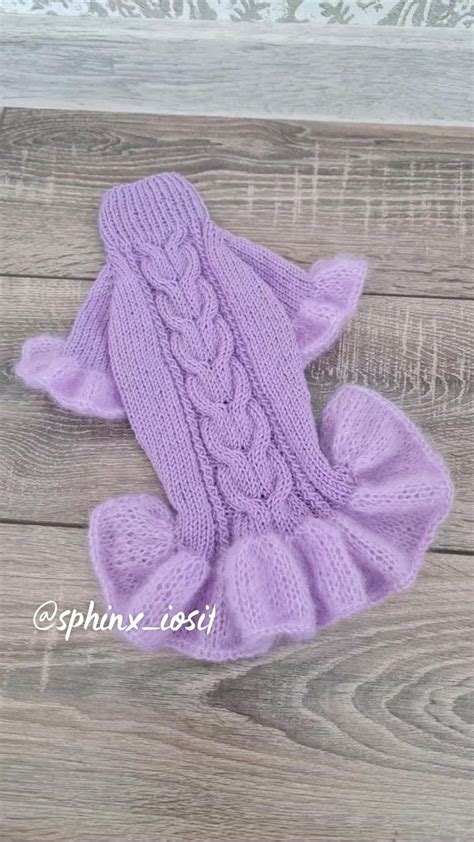 Платье из тонкой полушерсти с воланами и юбочкой из итальянского мохера на шелке с люрекса