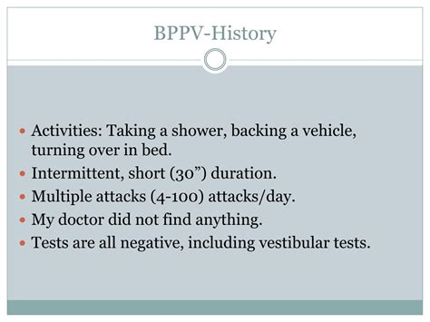 Ppt Bppv Pathophysiology Diagnosis And Facts Powerpoint Presentation Id 9201992
