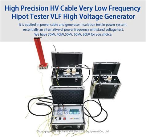 Advanced Cable Ac Vlf Hipot Tester High Voltage Tester China Hipot Tester And Vlf Hipot Tester