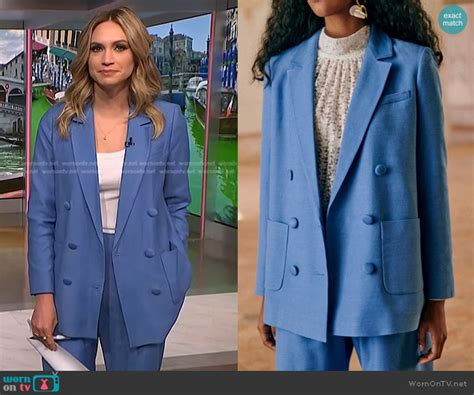 Wornontv Ellison Barbers Blue Double Breasted Blazer Suit On Nbc News
