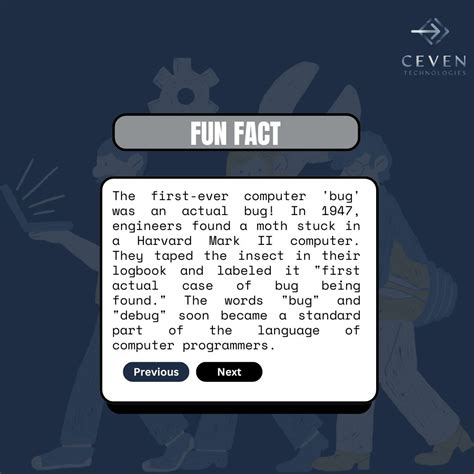 Ceven Technologies On Linkedin Funfact Bugs Debugging Tech Technology