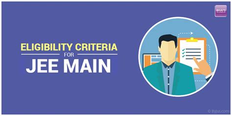 JEE Main Eligibility Criteria Check Age Limit Eligibility For JEE
