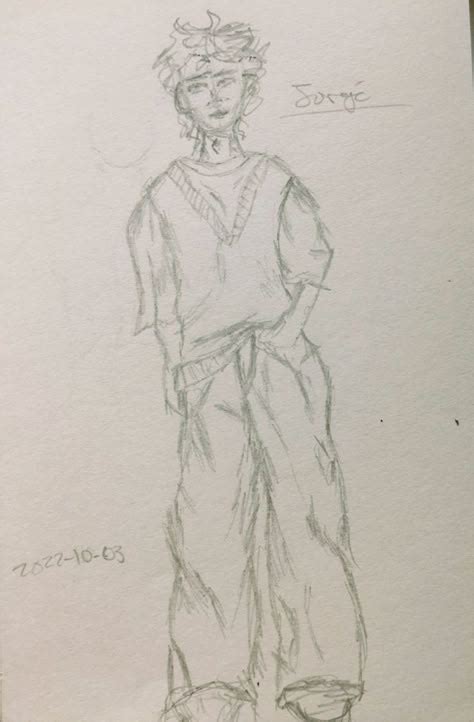 Baggy Jeans Drawing Sketch