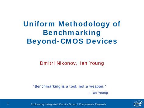 pdf uniform methodology of benchmarking beyond cmos devices pdfslide