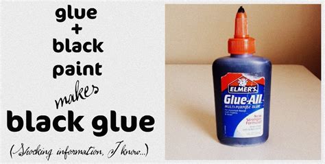 Spooky Black Glue Drawings Charisa Darling