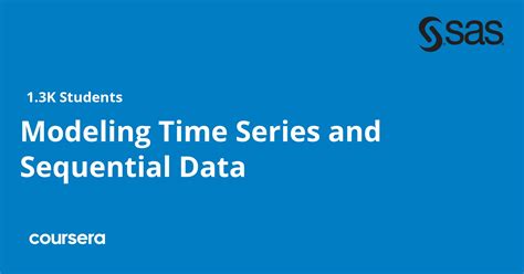 Modeling Time Series And Sequential Data Coursera