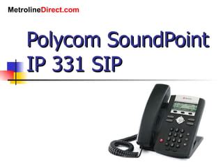 Polycom SoundPoint IP PPT