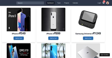 Ecommerceapp Codesandbox