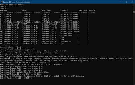 Client Console Application Lemonedge