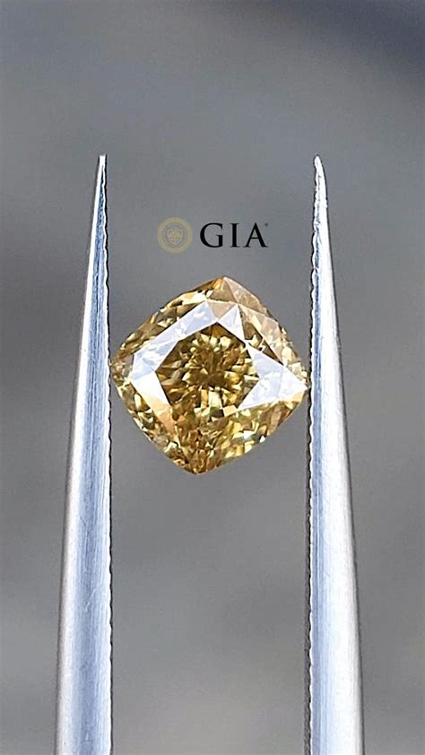 Gia Certified 101ct Fancy Brown Yellow Loose Natural Diamond Etsy