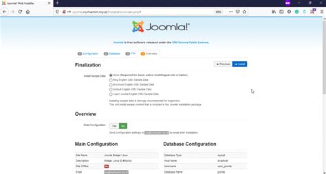 cara instalasi joomla menggunakan nginx di centos 8 belajar linux id