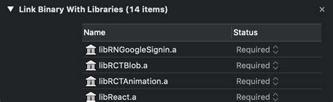 Framework Not Found Googlesignin Issue React Native Google Signin Google Signin Github