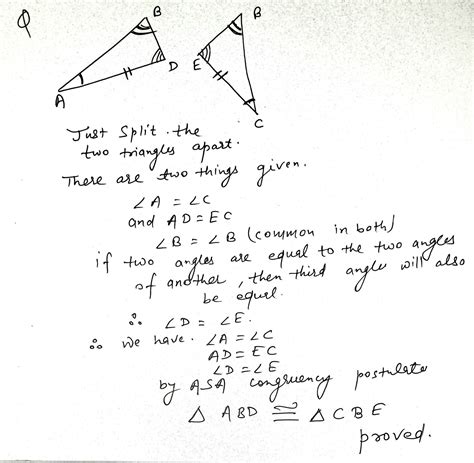Solved Type SSS SAS ASA SAA Or HL To Justify Why The Two Larger Course Hero