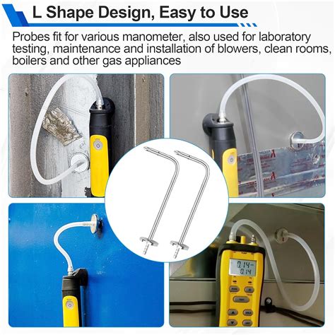 Hvac Static Pressure Probes 2 Pack For Fieldpiece Manometer Testing Kit