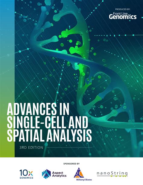 PDF RD EDITION ADVANCES IN SINGLE CELL AND SPATIAL ANALYSIS