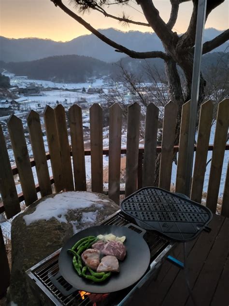 개별화장실이 있는 포천 금동휴양림캠프2 겨울 캠핑 다녀온 내돈내산후기입니당 네이버 블로그