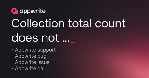 Collection Total Count Does Not Show 5000 Threads Appwrite