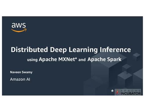 Ppt Distributed Deep Learning Inference Using Apache Mxnet And