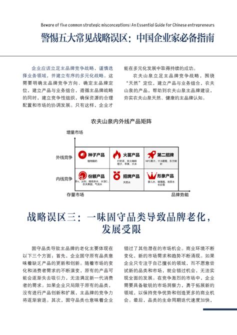许战海咨询：警惕五大常见战略误区：中国企业家必备指南 先导研报