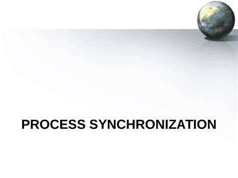 Operating System Process Syncronization Part 2 Notes Docsity