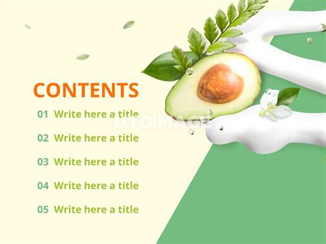 파워포인트 배경 미용 보습 핸드크림 Btppt505