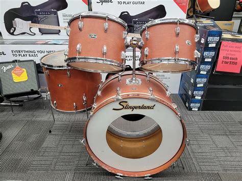 Slingerland Cordova 4 Piece Shell Pack 24 13 14 18 1975 76 Faux Leather Victor Litz