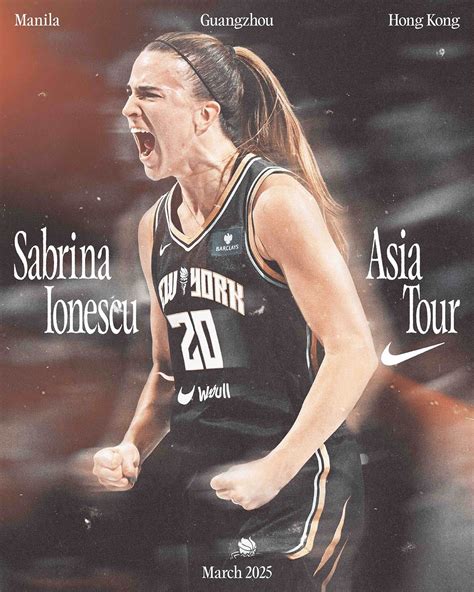 Wnba Champion Sabrina Ionescu Visiting Manila In Asian Tour