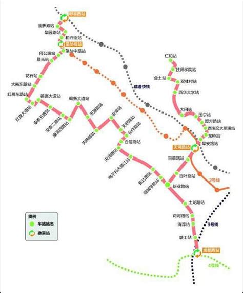 一图看懂成都有轨电车 与成都地铁2、4号线对接 预计明年开通 成都房天下