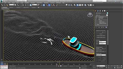 Creating Water Ripple Effects In 3ds Max Part 8 Animating Wakes