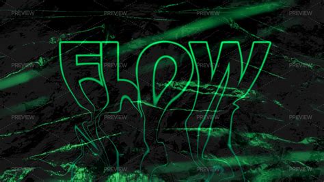 Flow Text Effect Graphics Motion Array