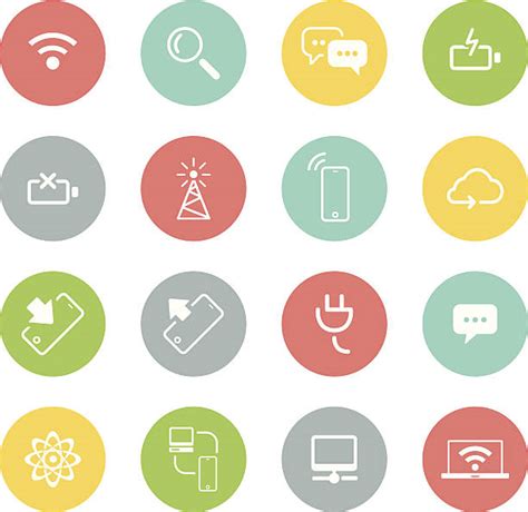 Telecommunications Icon Circle