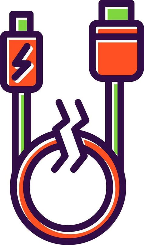 Usb Cable Vector Icon Design Vector Art At Vecteezy