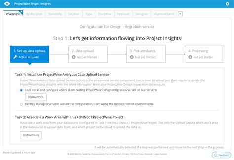 Turn On ProjectWise Project Insights In Your Project