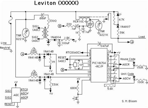 X10 Appliance Module Schematic