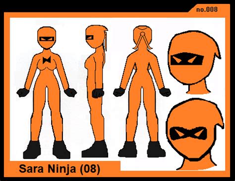 Sara Ninja Model Sheet 8 By Nickninja02 On Deviantart