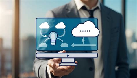 Photo Stock Customizable Crm Dashboard And Cloud Icon With Blank Space For Branding Ideal For