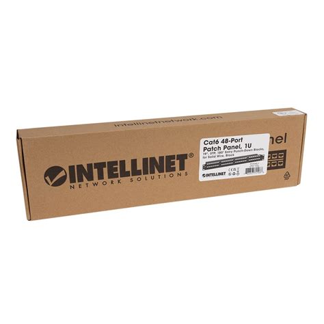 Intellinet Cat6 48 Port 1u Patch Panel Micro Center