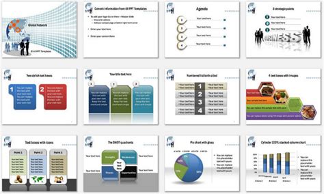 Powerpoint Global Network Template
