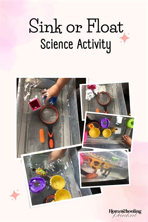 Sink Or Float Science Activity Homebabeing Prebabe