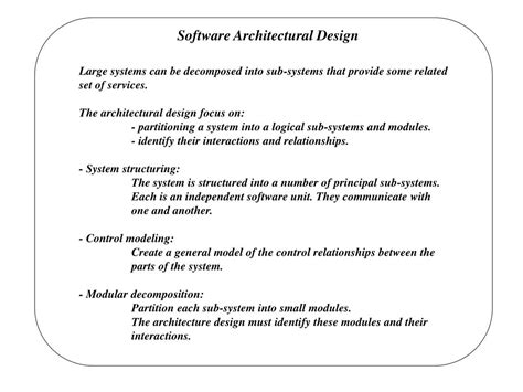 PPT Software Architecture Design PowerPoint Presentation Free Download ID 1225667