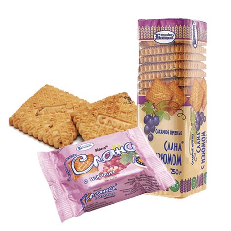 Печенье Слана с изюмом Столичные поставки