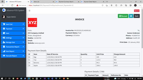 Advance Point Of Sale System Pos Web By Shaheddev Codecanyon
