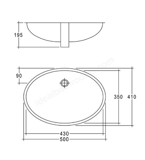 Rak Under Counter Basins 50cm Rosa Under Counter Wash Basin Bathroom