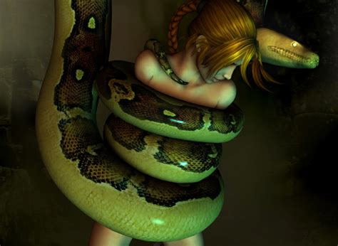 Rule 34 3d Coiling Hypnosis Hypnotic Eyes Imminent Vore Kaa Lara Croft Lara Croft Classic