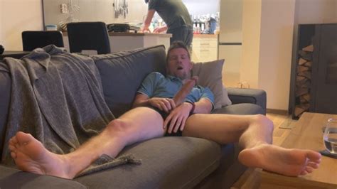 He Caught Me Cumming And As I Tasted My Cum