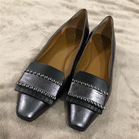 Aquatalia Shoes Aquatalia Monica Pewter Flats Poshmark